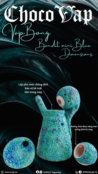 Old Style Bandit Mini Blue Dimensions