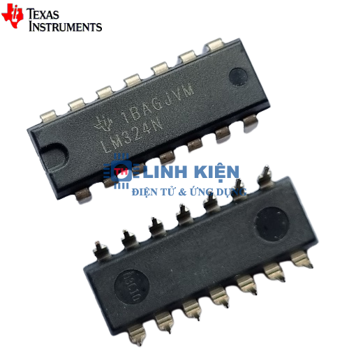 LM324N DIP-14 Quadruple Operational Amplifiers