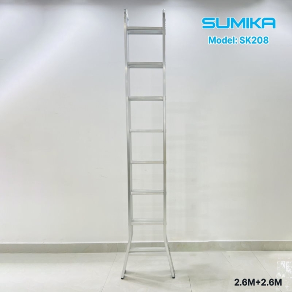 Thang nhôm xếp chữ A SUMIKA SK208 cao 2,6m