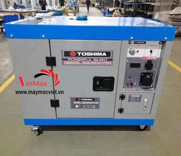 Máy phát điện dầu 7.5KW Toshima T90E Đề nổ | Điện máy Hưng Nhàn