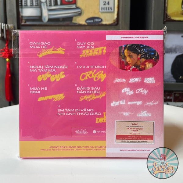 đĩa CD PHÙNG KHÁNH LINH - CITOPIA - THE 2ND STUDIO ALBUM (STANDARD VER ...