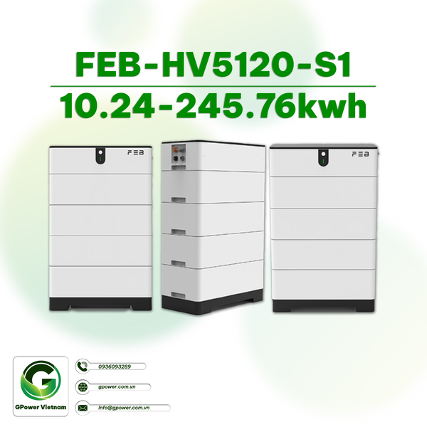 Residential high-voltage current energy storage source FEB-HV5120-S1