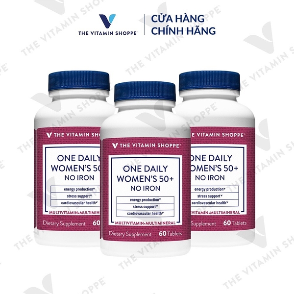 Thực phẩm bảo vệ sức khỏe ONE DAILY WOMEN'S 50+ NO IRON