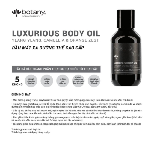 Dầu dưỡng cơ thể thư giãn - Relax body oil 100ml