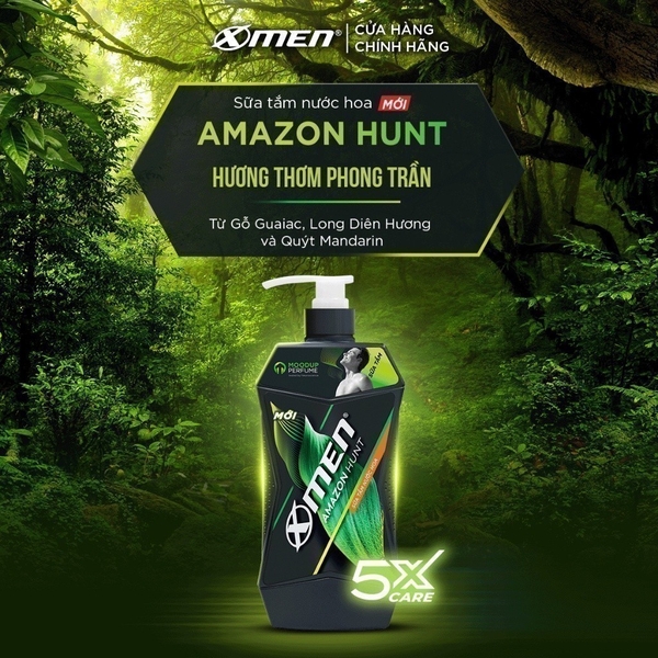 Sữa tắm Xmen Amazon Hunt/Vegas Delight 630g