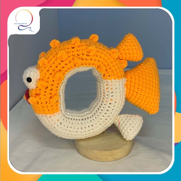OCEAN DONUT FISH-orange QUYNH WORKSHOP