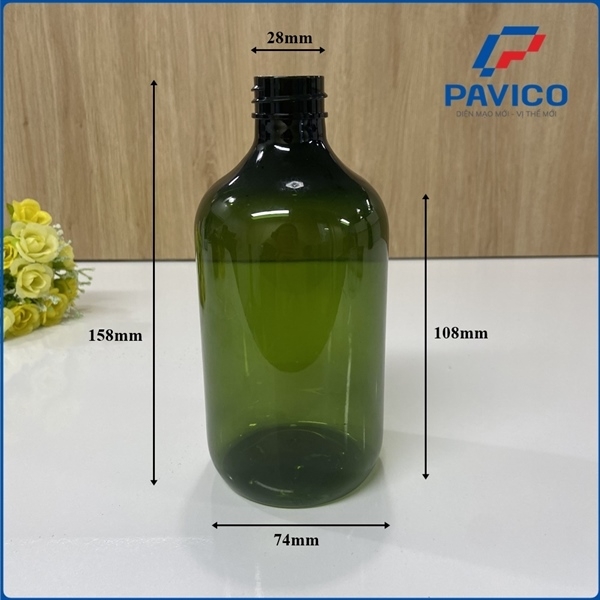 Chai PET 500ml - Chai PET vai thoải đựng dầu gội, sữa tắm - Bình xịt ...