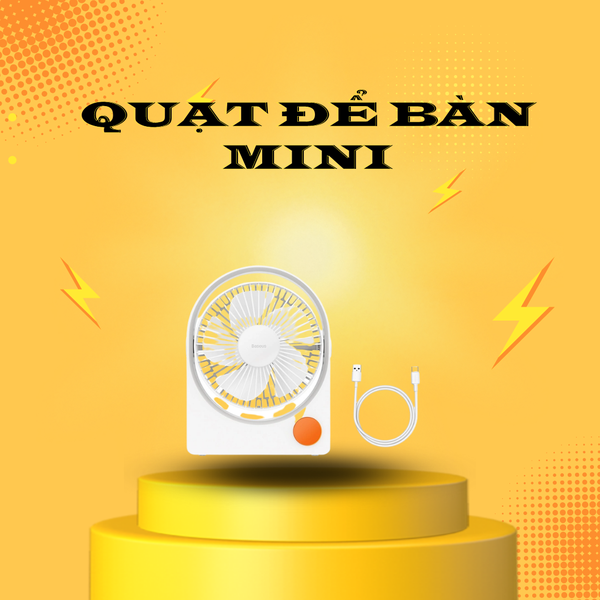 Quạt Để Bản Mini - Sản phẩm chính hãng Baseus Baseus Official Mall Việt ...
