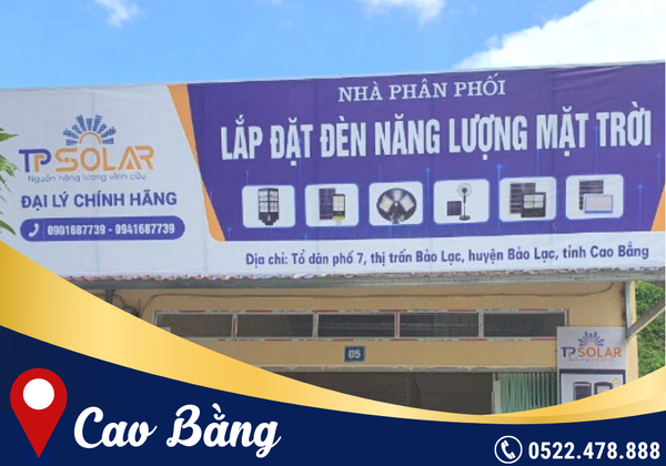 TP SOLAR tưng bừng khai trương Đại lý Nông Văn Duy tại tỉnh Cao Bằng