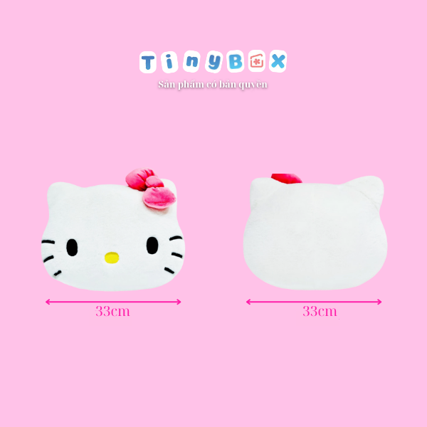 Gối mặt Hello Kitty