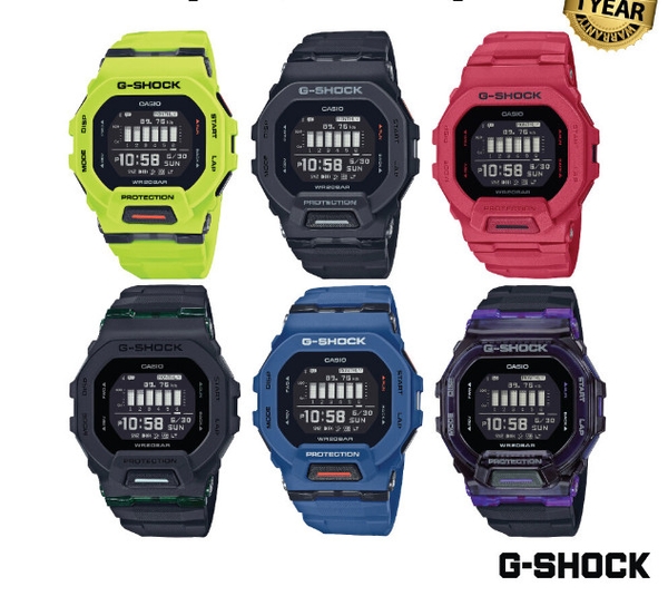 CASIO G-SHOCK GBD-200-9DR | BLUETOOTH | DÂY CAO SU | CHÍNH HÃNG | HD Watch Store