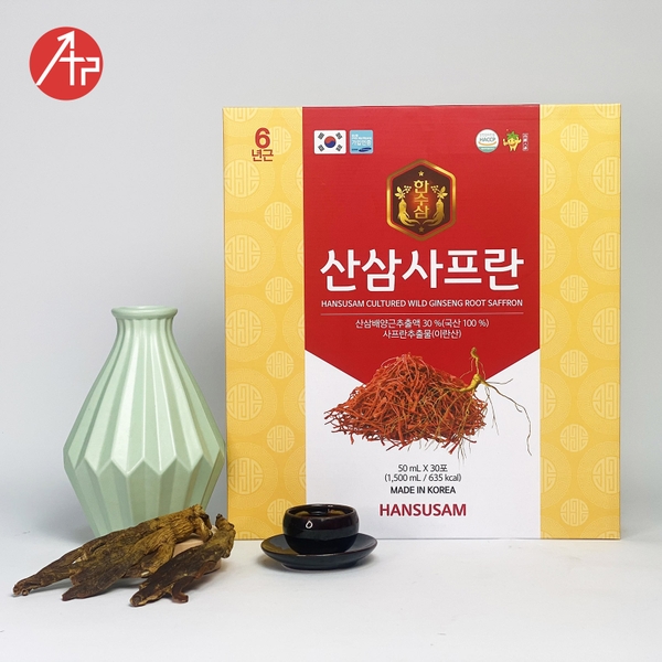 Nước chiết xuất sâm núi saffron HANSUSAM (HANSUSAM CULTURED WILD ...