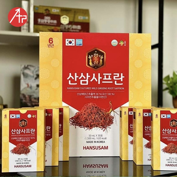 Nước chiết xuất sâm núi saffron HANSUSAM (HANSUSAM CULTURED WILD ...