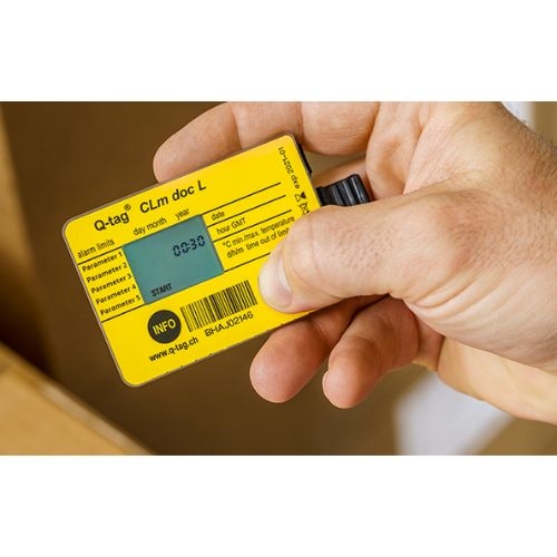 Thiết bị theo dõi nhiệt độ Q-tag CLm doc LR Máy và thiết bị