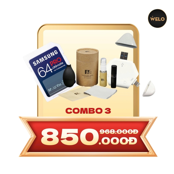Combo Phụ Kiện Máy Máy Ảnh (Basic) | Welo