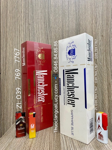 Thuốc lá Manchester SAPPHIRE BLUE | Thuoclangoaixachtay.com