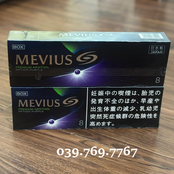 Thuốc lá Mevius Premium Menthol Option Purple 8 | Thuoclangoaixachtay.com