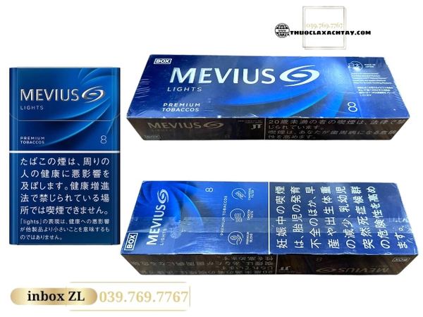 Thuốc lá Mevius Nhật Bản - Mevius Lights số 8 | Thuoclangoaixachtay.com
