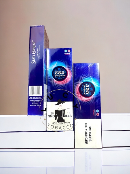 Thuốc lá 555 2 bấm bạc hà (555 Dâu Sphere Velvety và 555 táo Sphere ...