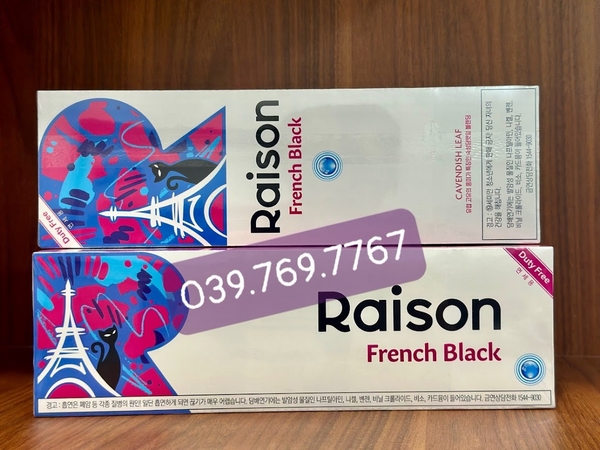 Thuốc lá Raison French Black (Raison Nho) | Thuoclangoaixachtay.com