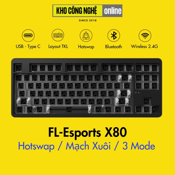 KIT Bàn Phím FL-Esports X80 - Hàng chính hãng