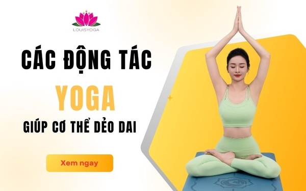 Các động tác Yoga giúp cơ thể dẻo dai hơn mỗi ngày
