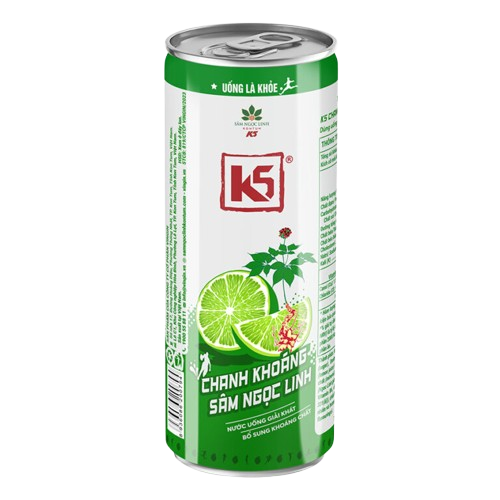 Nước Chanh Khoáng Sâm Ngọc Linh Lon 320ml