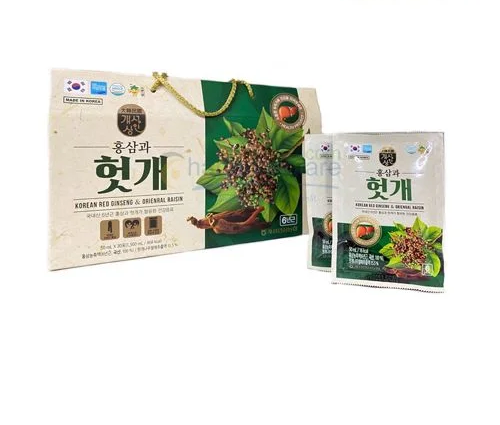Nước Hồng Sâm Mát Gan (mẫu mới) (50ml x 30 gói)
