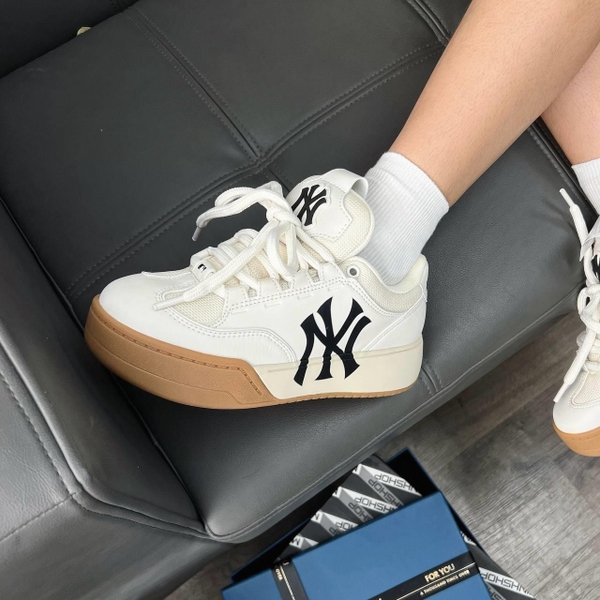 567 - [HÀNG CHÍNH HÃNG] Giày MLB Korea Chunky Wide New York Yankees Gum ...