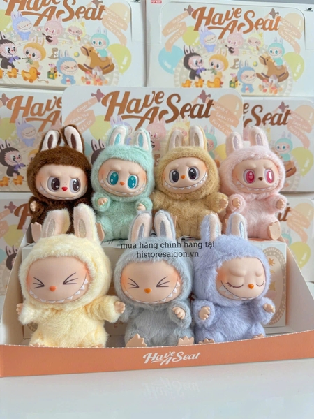 Labubu v2 have a seat set 6 bé HÀNG CHÍNH HÃNG POP MART