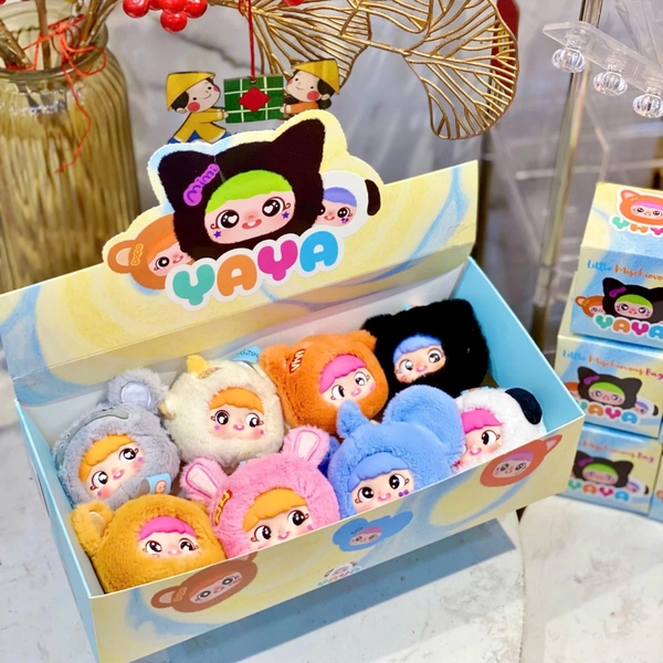 YAYA V1 Set 8 Bé Móc Khóa Nhỏ Gọn Tiện Lợi Đáng Yêu