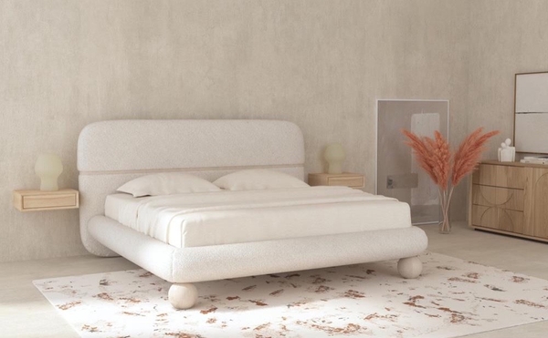 Beige bed | Espace Interior