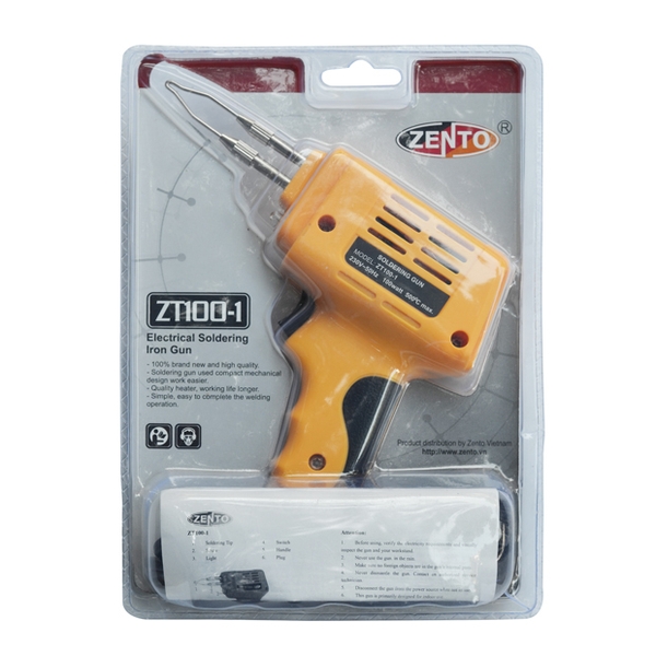 MỎ HÀN XUNG SOLDERING GUN ZENTO ZT100 (100W)