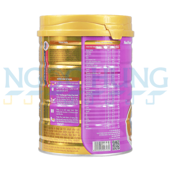 Sữa bột Nutifood Pedia Plus Gold 900g (1 tuổi trở lên)