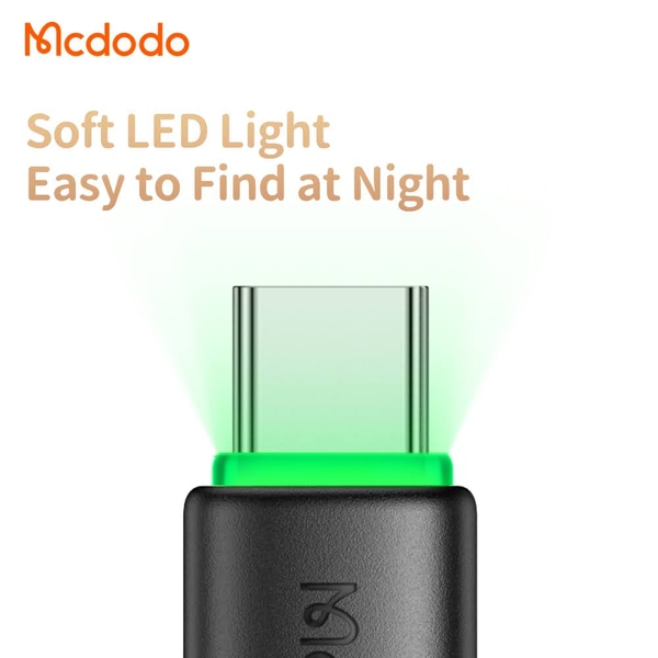 Cáp sạc data Mcdodo CA-4770 Type-C to Type-C 65W có đèn LED 1.2m MCMA ...
