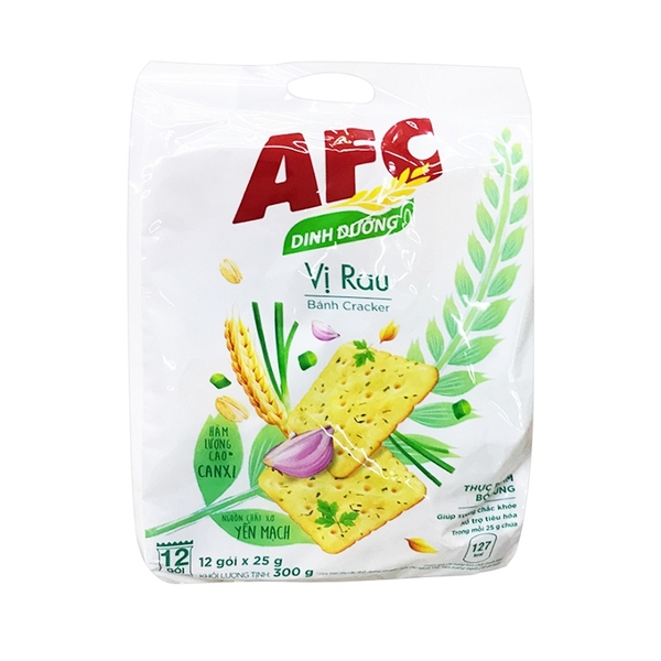 Bánh AFC dinh dưỡng, vị rau-Kinh Đô, túi (258g). Siêu thị Đức Thành