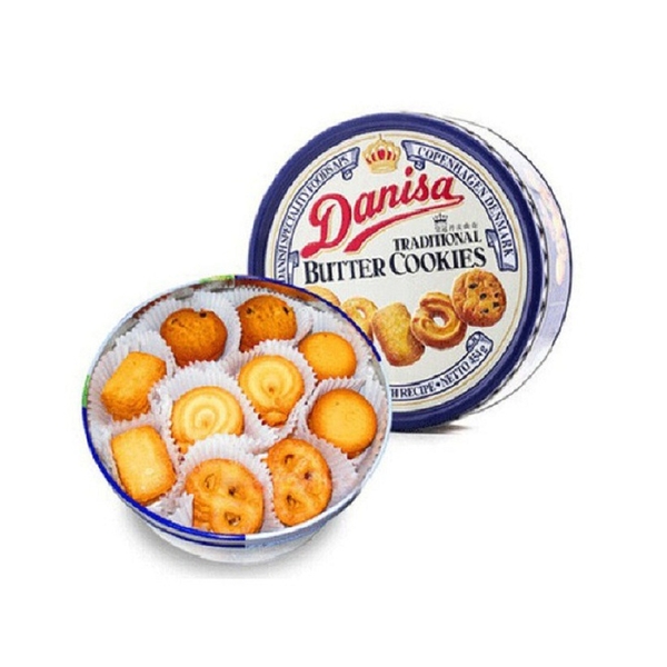 Bánh quy bơ Danisa-Indonesia, hộp sắt (200g). Siêu thị Đức Thành