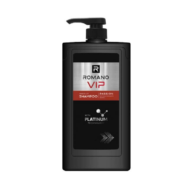 Dầu gội Romano Vip Passion-dầu gội nước hoa cao cấp, chai (650g), Siêu ...