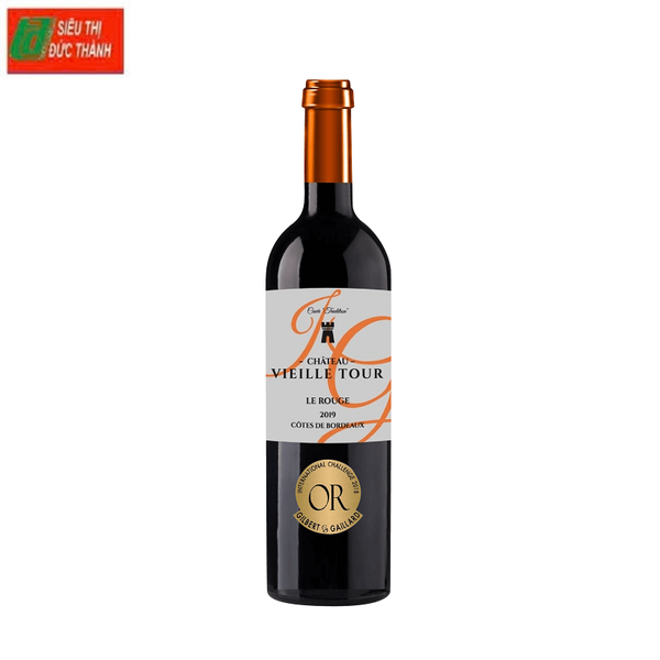 Rượu vang Châuteau Vieille Tour Le Rouge 2019-Pháp, chai (750ml, 13.5% ...