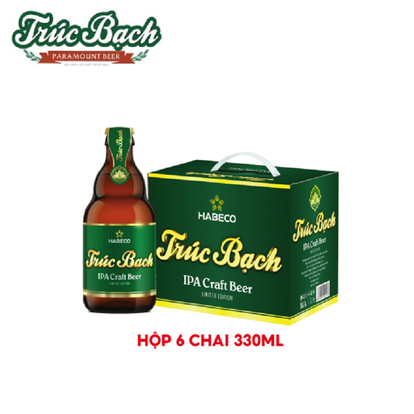 Bia Trúc bạch IPA Craft beer, xách (6*330ml, 6.5%), Siêu thị Đức Thành