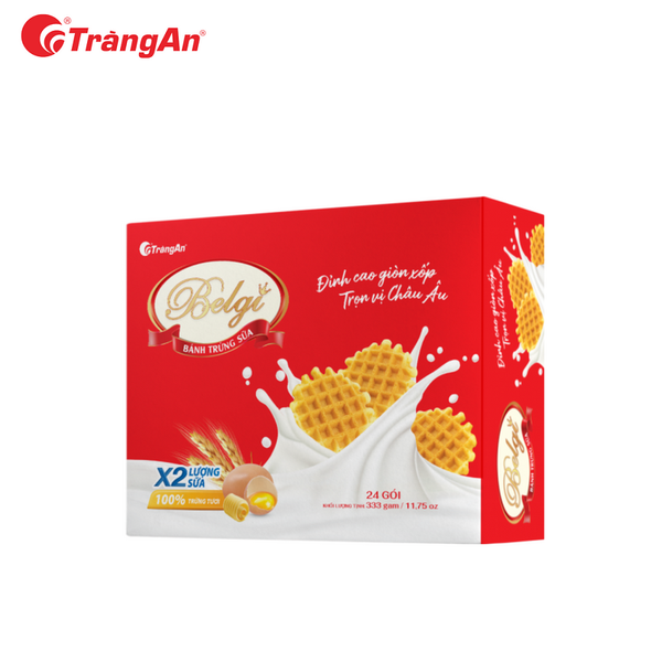 Bánh Belgi, bánh trứng sữa-Tràng An, hộp (278g). Siêu thị Đức Thành