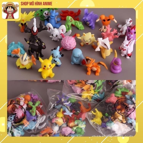 Mô Hình PokeMon, Bộ 144 Pokemon khác nhau, Ngâu Nhiên 1 Nhân Vật, Mô ...