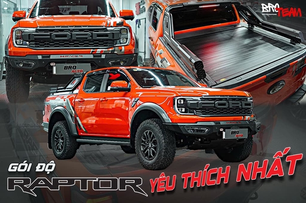 Gói độ Ford Ranger Raptor được yêu thích nhất với phụ kiện “hot hít”
