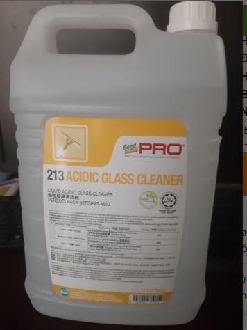 Hóa chất tẩy cặn canxi trên kính GMP 213 Acidi Glass Cleaner ...