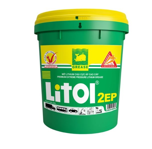 Mỡ bò chịu nhiệt LITOL 2EP - Giá rẻ nhất Hà Nội honghavina.com