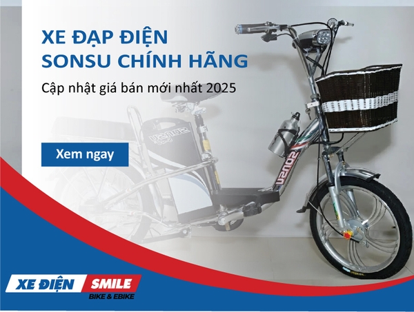 Xe đạp điện Sonsu chính hãng– Cập nhật giá bán mới nhất 2025