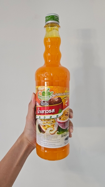 Syrup Dingfong Chanh Dây chai 750ml - Thùng 12 chai