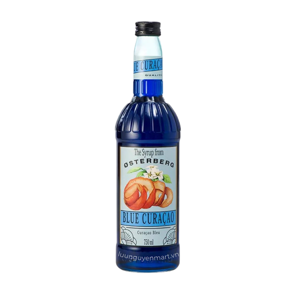 Syrup Osterberg Blue Curacao chai 750ml - Thùng 6 chai
