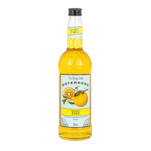 Syrup Osterberg Yuzu chai 750ml - Thùng 6 chai