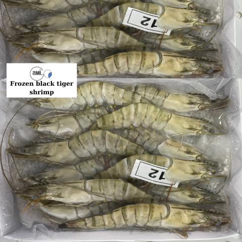 Frozen Black Tiger Shrimp Amigo Seafood Processing JSC